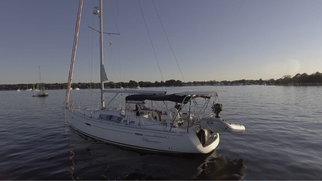 Birds Eye View Of A Beneteau 46 Oceanis | KLACKO MARINE